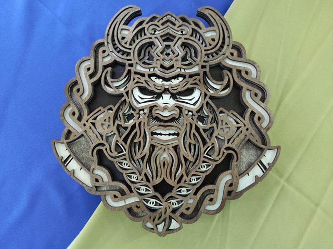 Viking Multilayer/ Viking SVG/ 3D Decor/ CNC File/ Viking Svg Files for ...