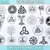 Viking Biker SVG - Cricut, Silhouette | Vector Norse Biker Cut File ...