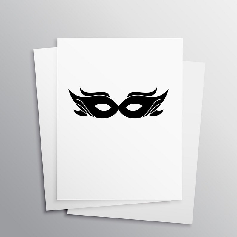 Carnival Masks Svg/ Mask Bundle Svg/ Silhouette Masks/ Vector - Etsy