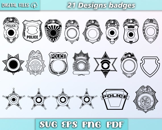 Generic Police Badge Vector