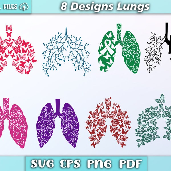 Lung Svg - Etsy