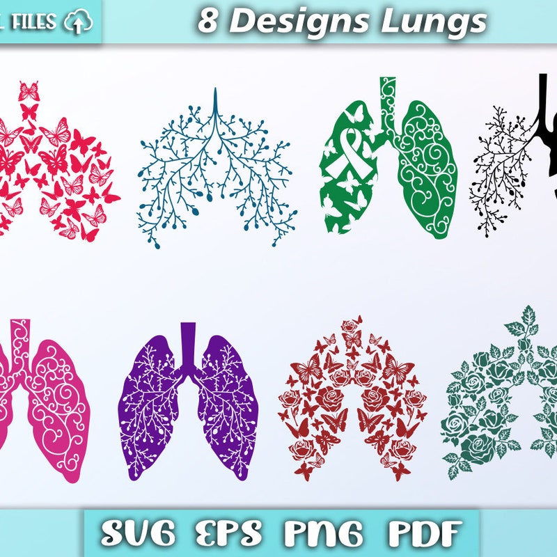 Lung Svg - Etsy