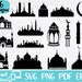 Islamic Mosque SVG Islamic Svg Mosque Silhouette Vector | Etsy UK