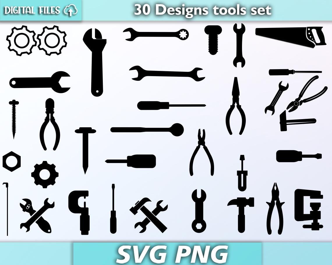 Tools Bundle Svg/ Vector Tools Svg/ Tools Clipart/ Toos Set Svg ...