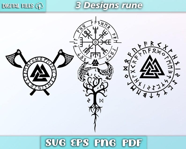 Circle Rune Svg/ Viking Symbols Svg/ Scandinavian Rune/ Viking - Etsy