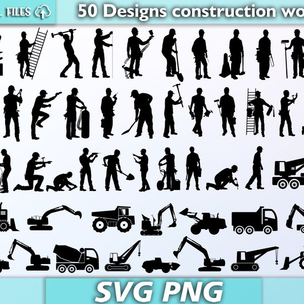 Construction Workers - Etsy