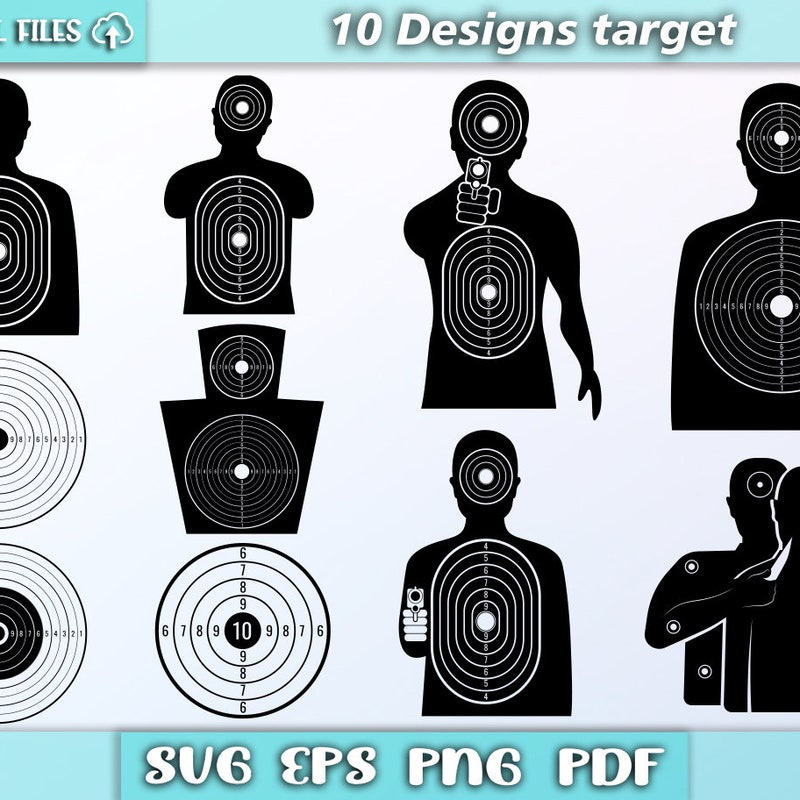 Cut File for Shooting Targets - Etsy