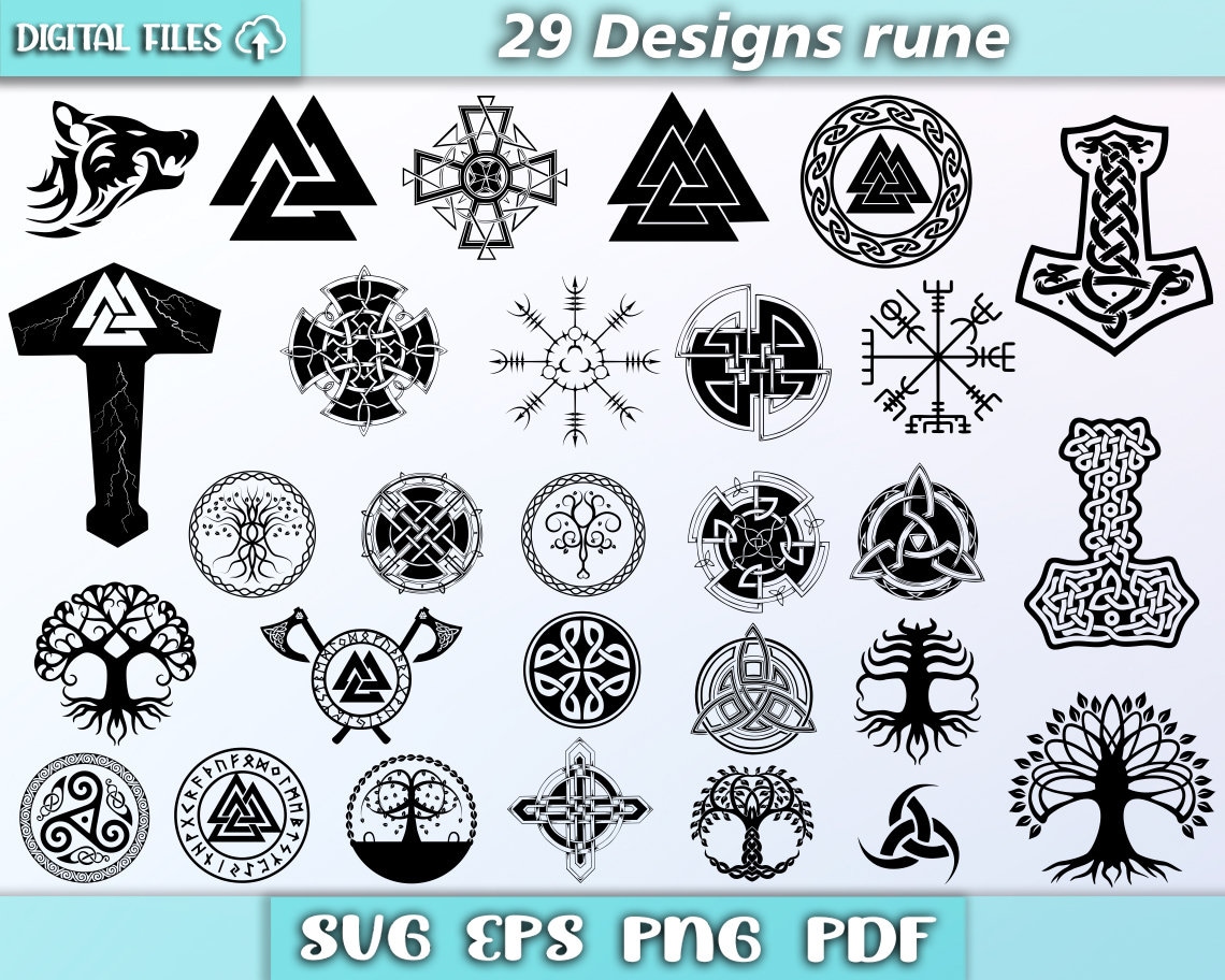 Scandinavian Rune/ Viking Svg/ Rune Svg/ Celtic Rune/ Scandinavian ...