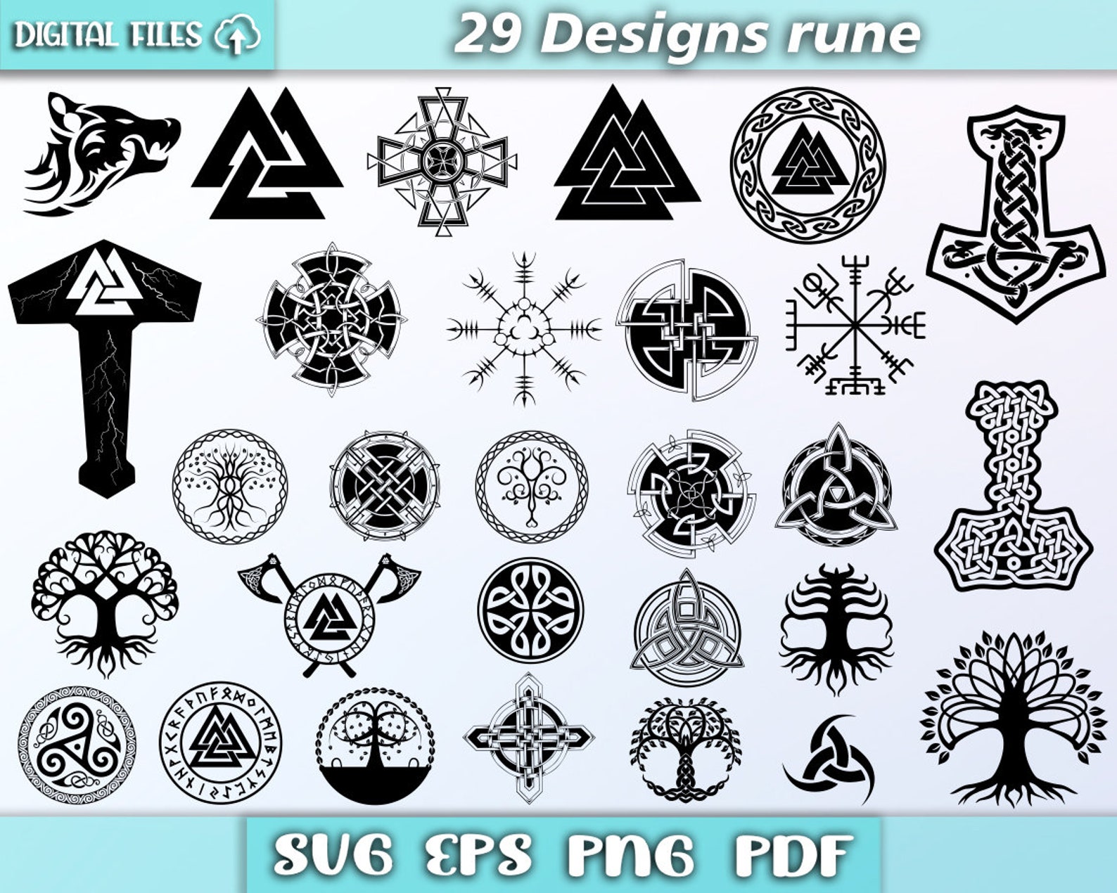 Scandinavian Rune/ Viking Svg/ Rune Svg/ Celtic Rune/ Scandinavian ...