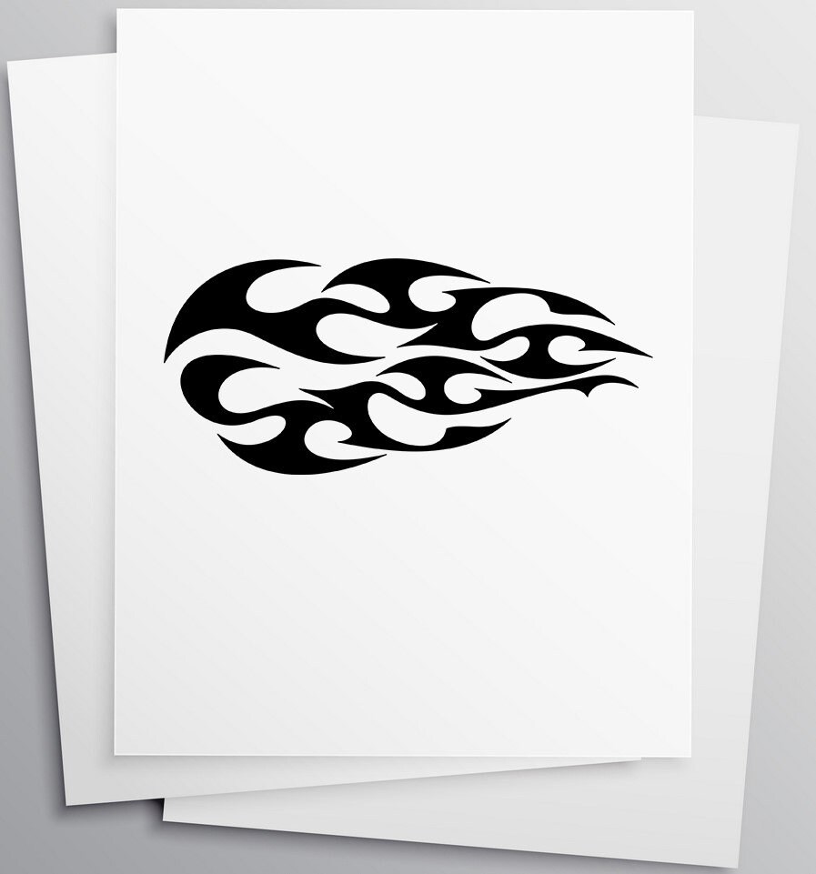 Racing Flames Svg/ Flames Vector/ Biker Flames Svg/ Racing Flame ...