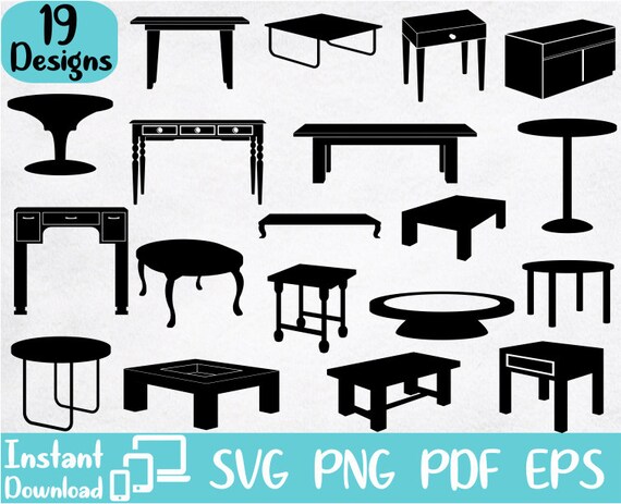 Table Svg Table Silhouette Table Vector Table Svg - Etsy