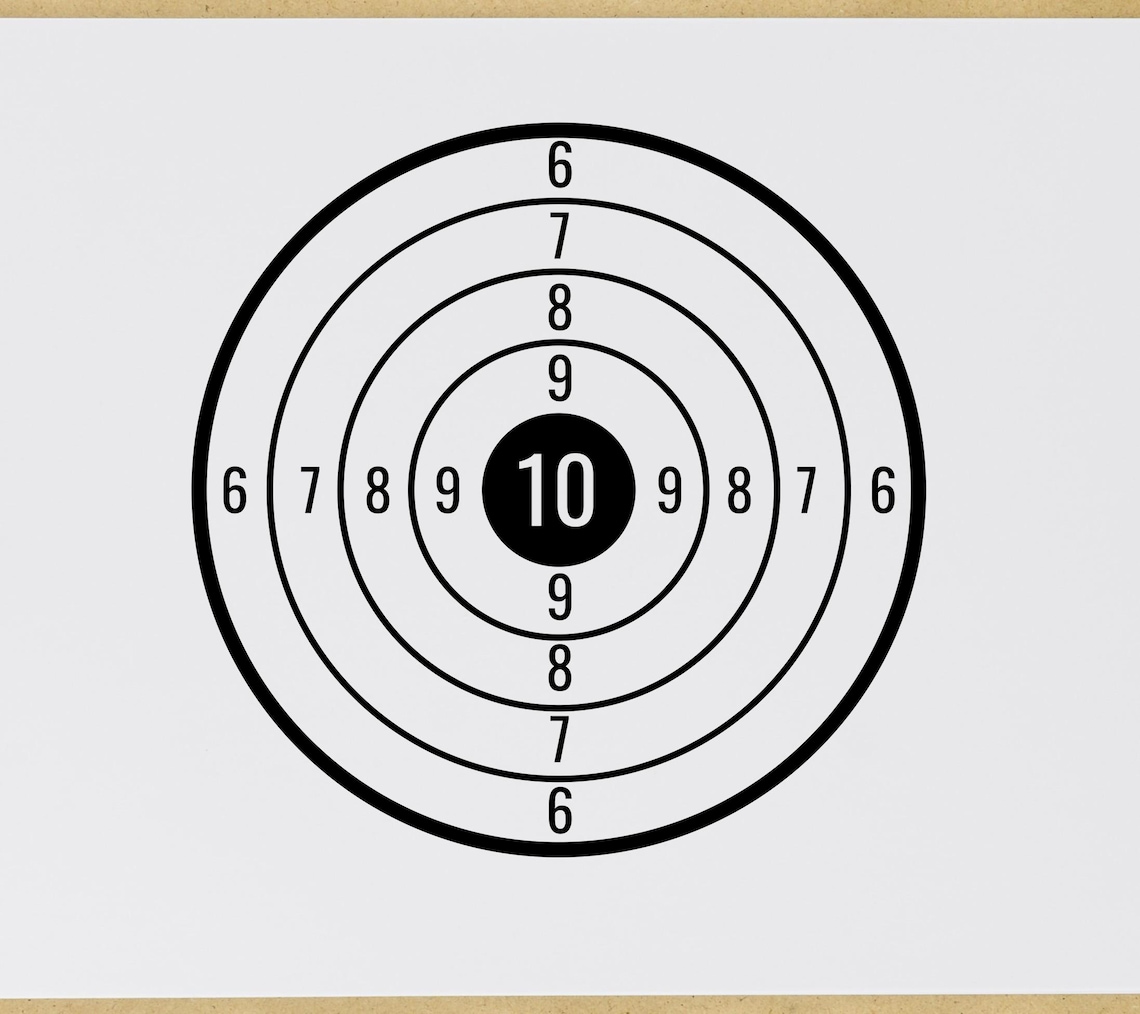 Target Bundle Svg/ Shooting Svg/ Shooting Target Vector/ Silhouette Cut ...