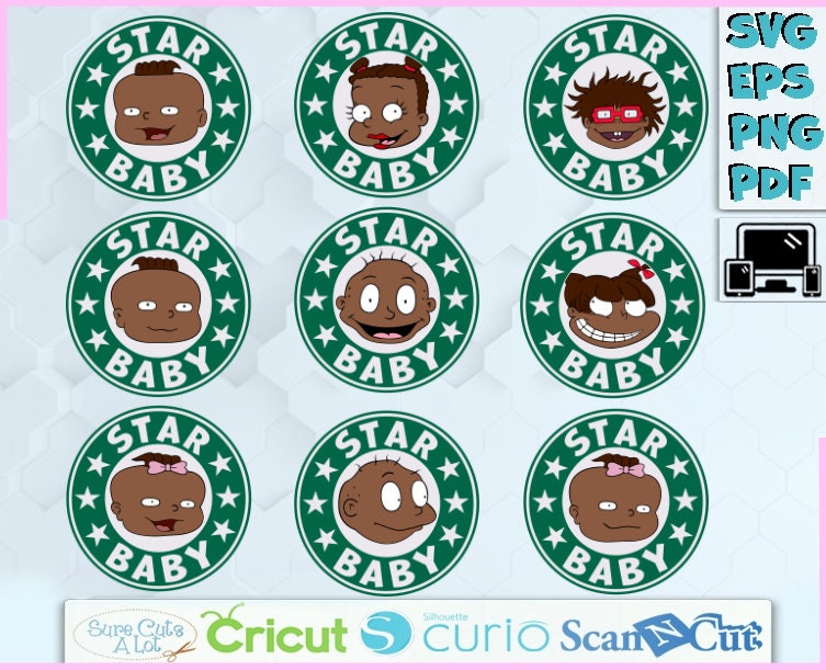 Baby SVG Baby Clipart Baby star svg African baby svg | Etsy