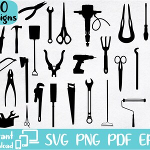 Tools Bundle Svg Tools Set Svg Worker Tools Svg Tools Work | Etsy