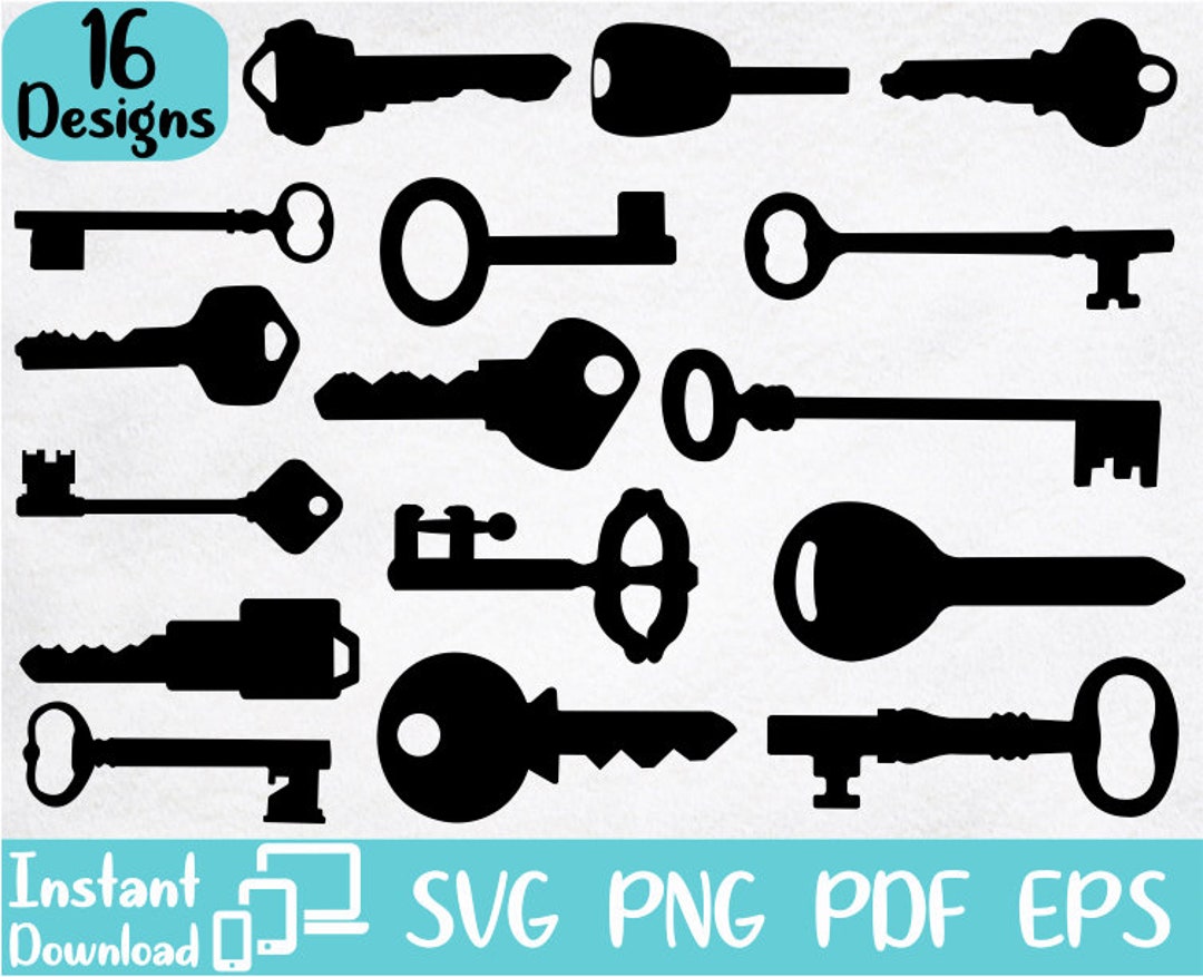 Keys Bundle SVG Keys SVG Key SVG Epspdfpngsvghouse Key - Etsy
