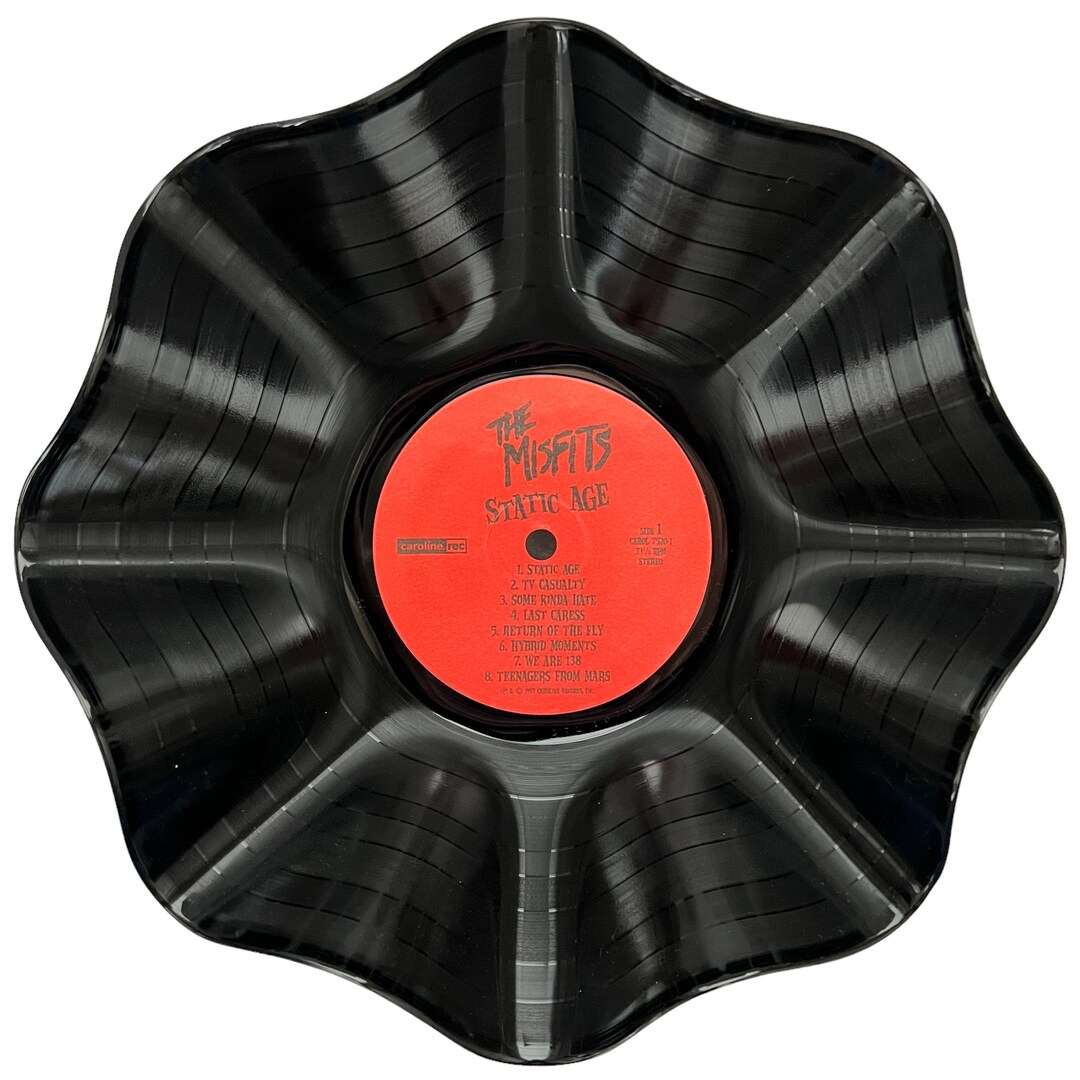 Misfits Static Age Record Bowl BLACK 12 VINYL - Etsy
