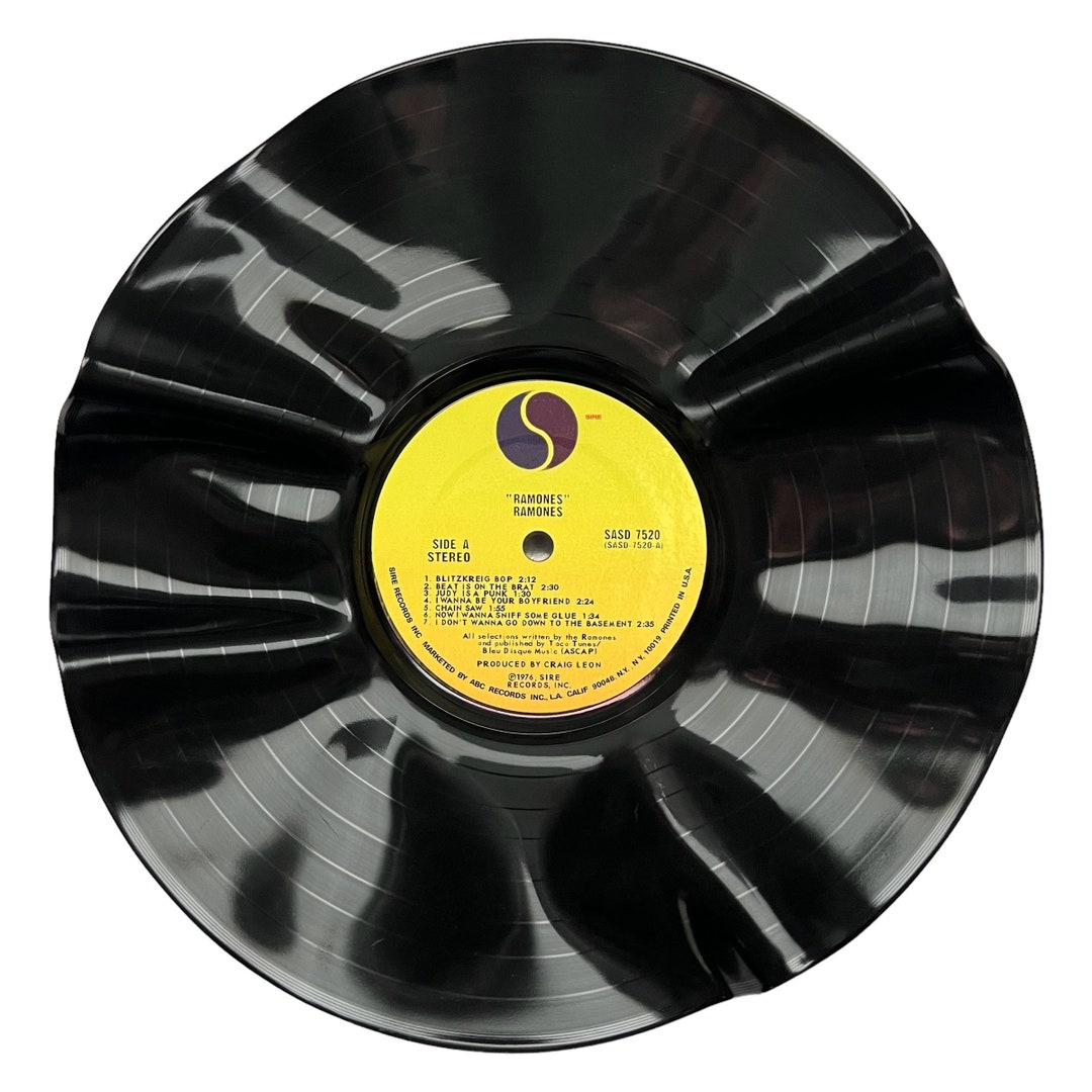 The Ramones LP Platter Shaped Record Bowl BLACK 12 Vinyl - Etsy