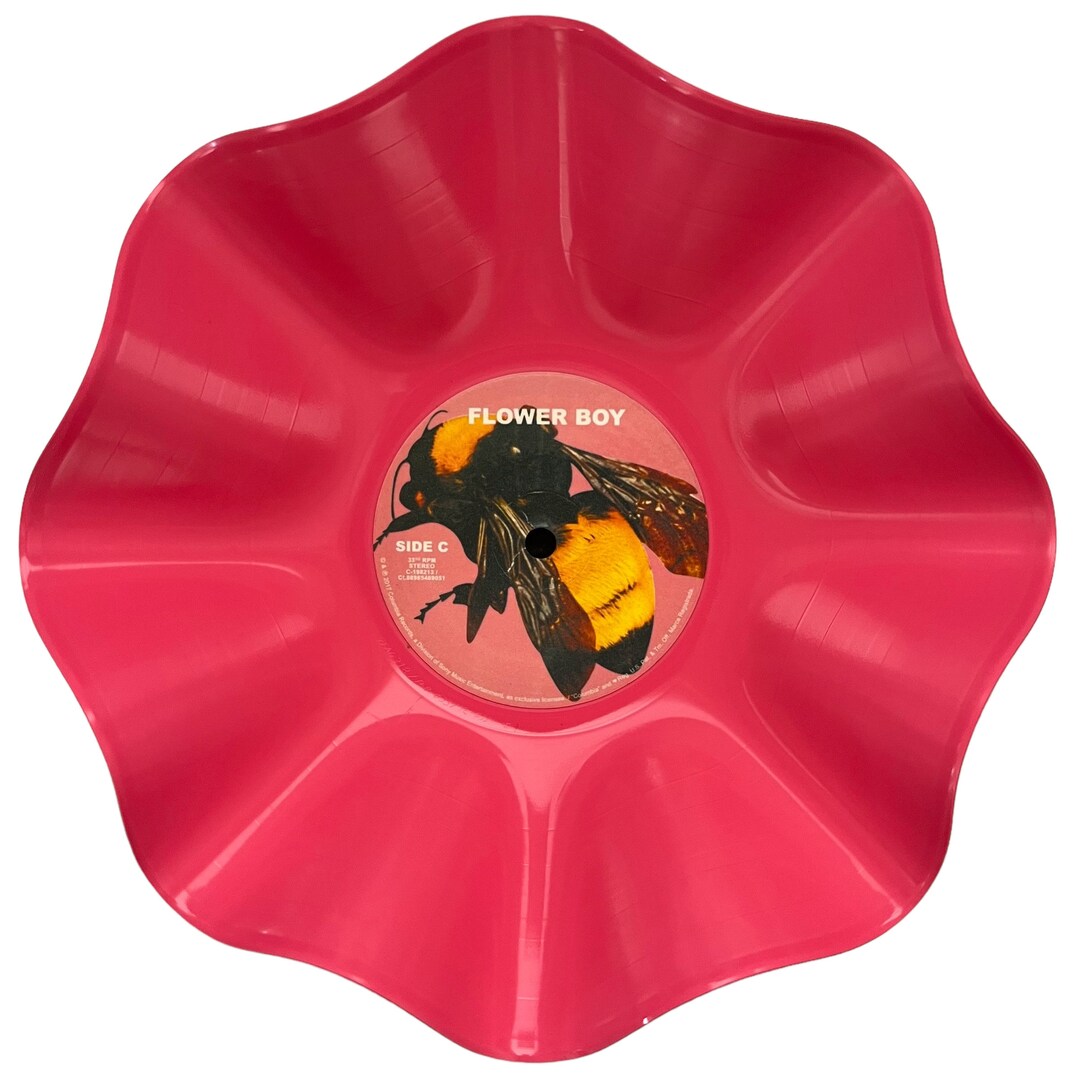 Tyler the Creator Flower Boy Record Bowl PINK 12 - Etsy