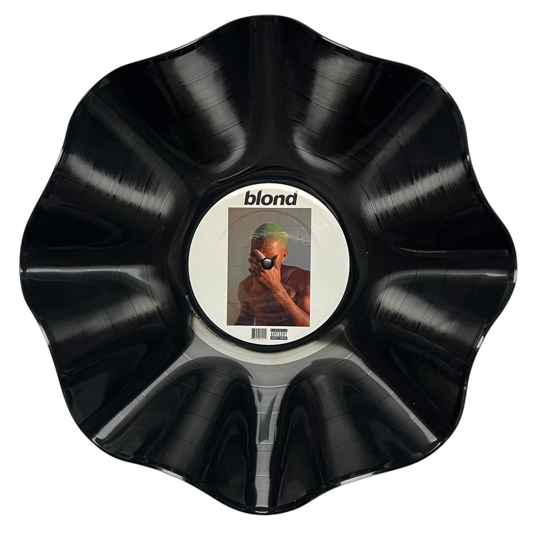 Frank Ocean - Blond Record Bowl [BLACK 12" Vinyl] - Etsy