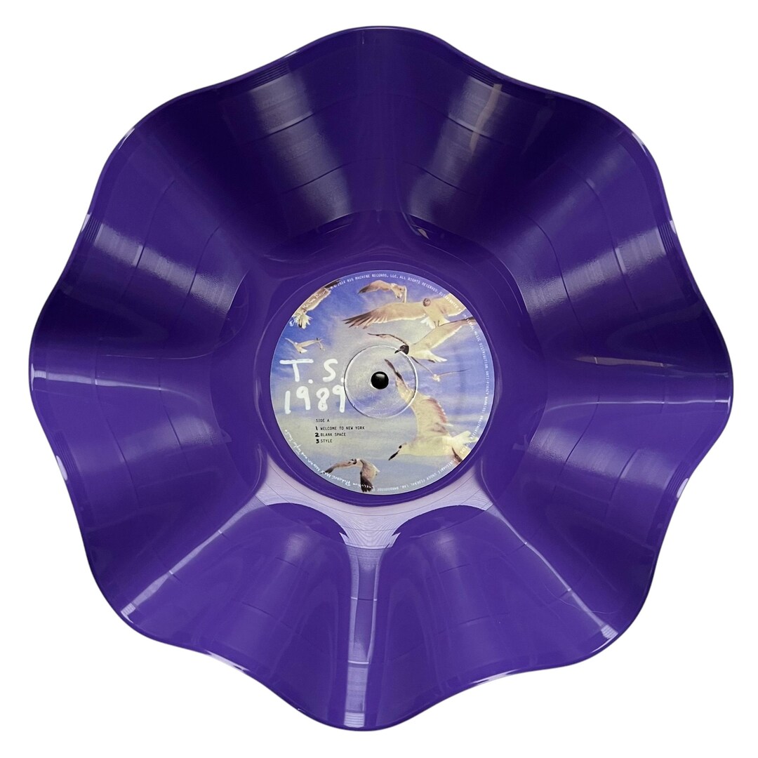 Taylor Swift 1989 Record Bowl PURPLE 12 VINYL - Etsy