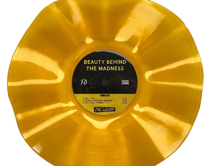 The Weeknd Beauty Behind the Madness PLATTER Shaped Bowl TRANSLUCENT ...