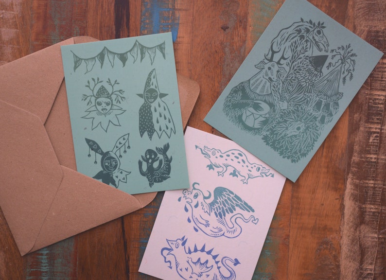 Postcard Selection 10 Postcards - Etsy