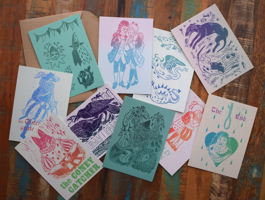 Postcard Selection (10 Postcards) - Etsy