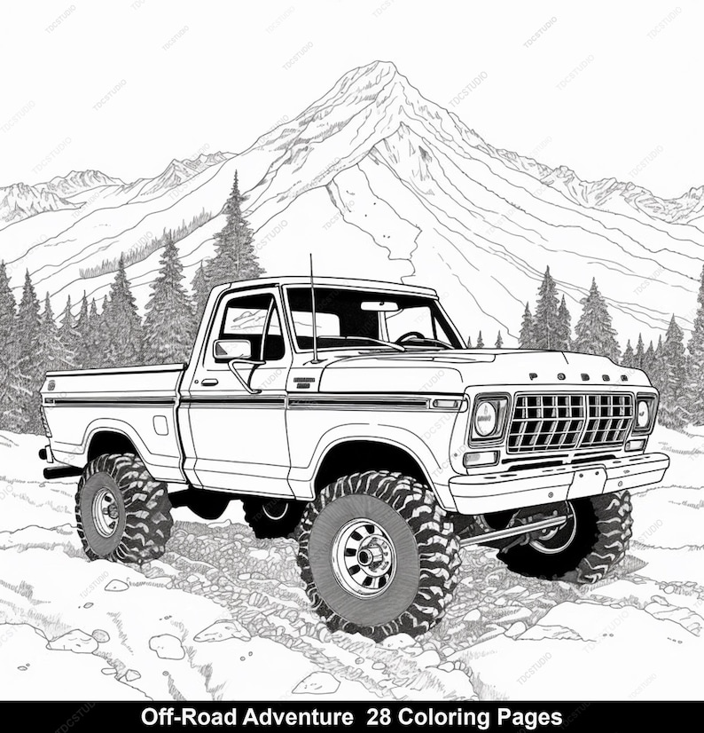 28 Off-road Adventure Coloring Pages Jeep, RV & Mountain Explorer ...