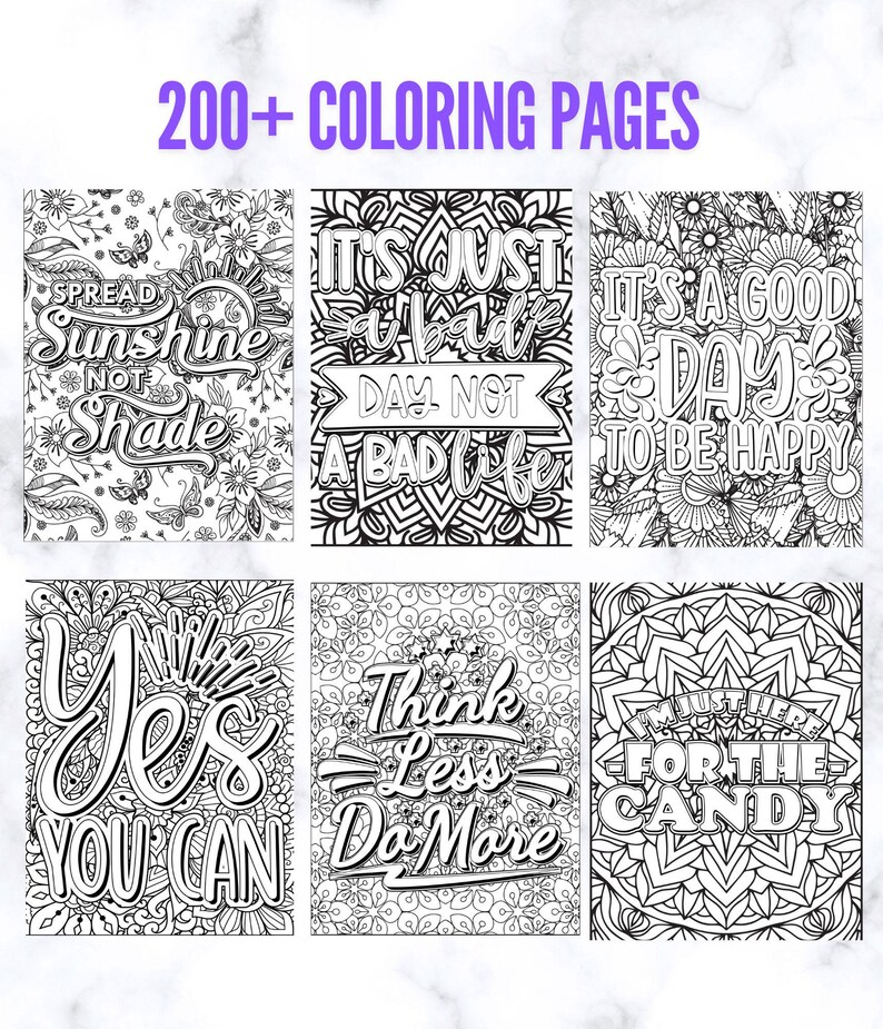 200+ Mandala Quotes Coloring Pages Printable & Digital Mandala Coloring ...
