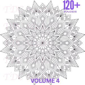 120+ Mandala Coloring Pages Vol 4 | Printable & Digital Mandala ...