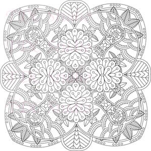 Mandala Coloring Pages - Wall Art - 70 Designs | Intricate Floral ...