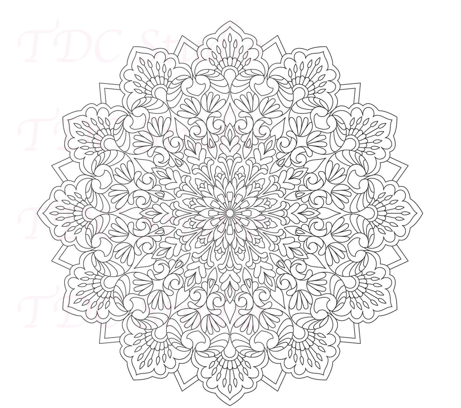 120+ Mandala Coloring Pages Vol 1 | Printable & Digital Mandala ...