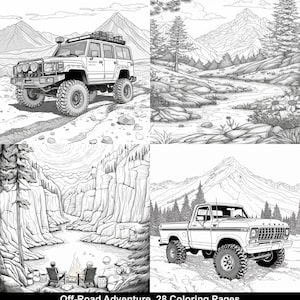 28 Off-road Adventure Coloring Pages Jeep, RV & Mountain Explorer ...