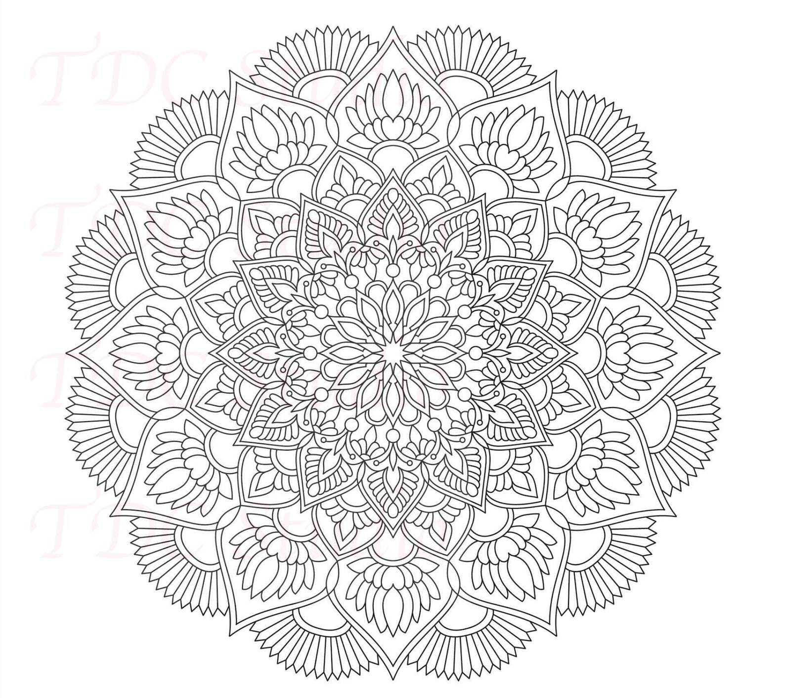 120+ Mandala Coloring Pages Vol 1 | Printable & Digital Mandala ...