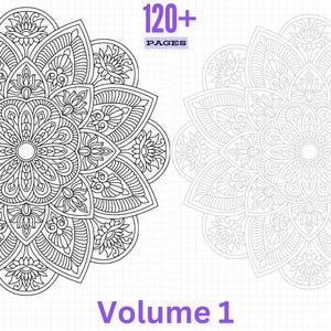120+ Mandala Practice Sheets Volume 1| Printable PDF for Advanced ...