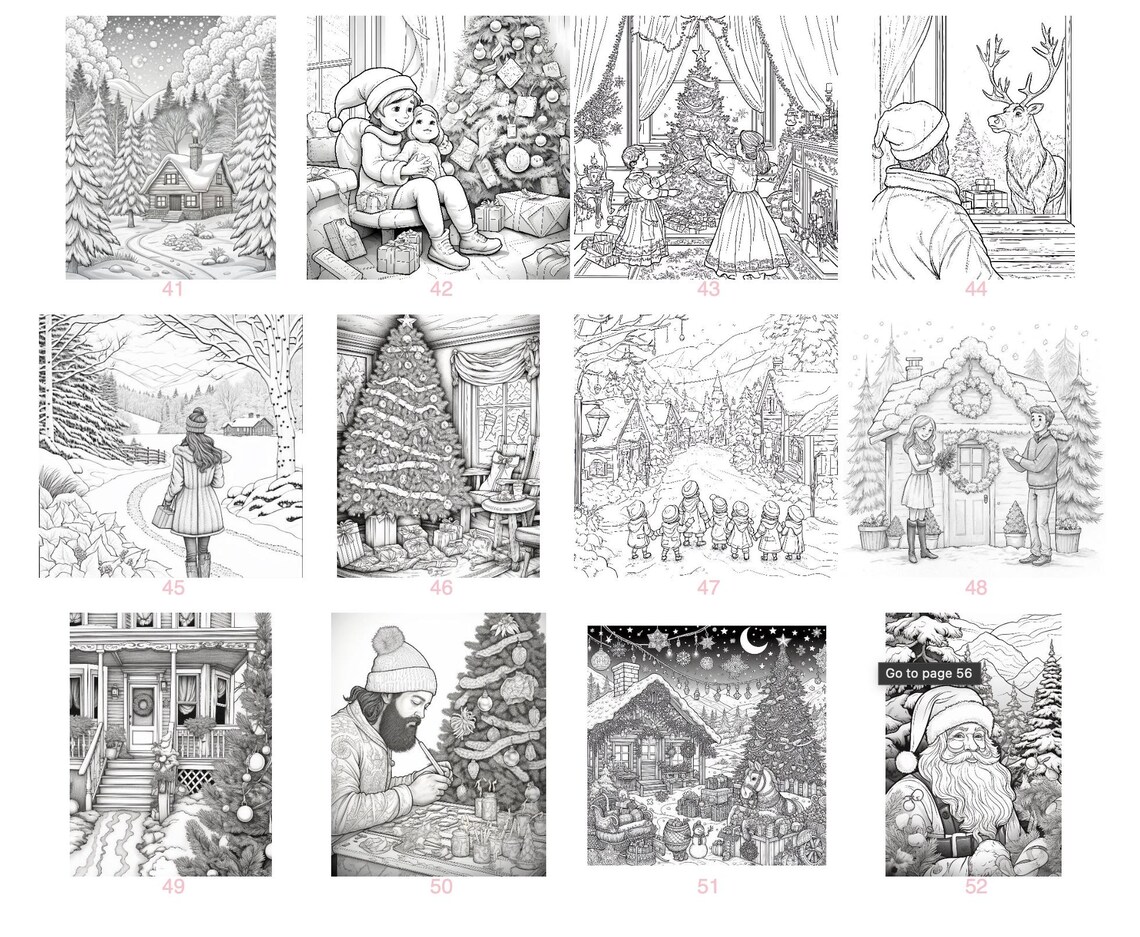 50+ Winter Coloring Pages: Festive Fun for All Ages | Winter Holiday ...