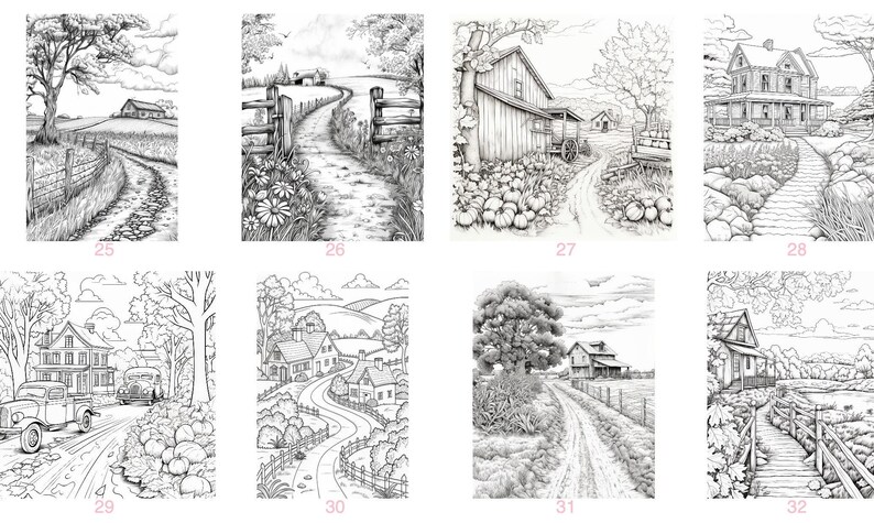 50+ Country Coloring Pages Printable | Country Scenic Coloring Pages ...