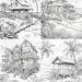 29 Beach House Coloring Pages Beach Houses Tropical Beaches, Palm Trees ...