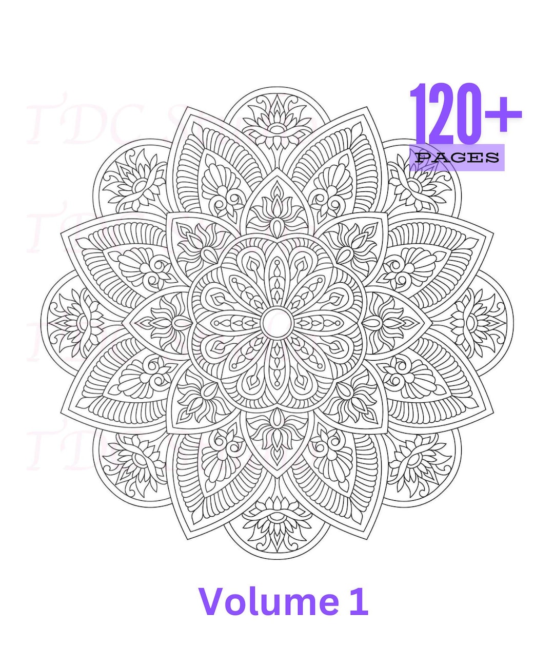120+ Mandala Coloring Pages Vol 1 | Printable & Digital Mandala ...