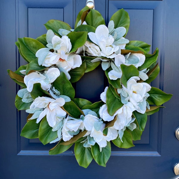 Magnolia Wreath - Etsy