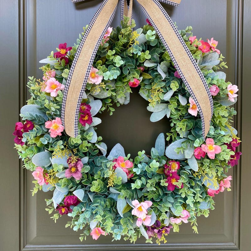 Spring Summer Wreath - Etsy