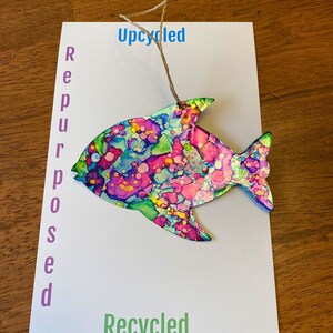 Fish Upcycled Ornament Recycled Ornament Recycled Aluminum - Etsy
