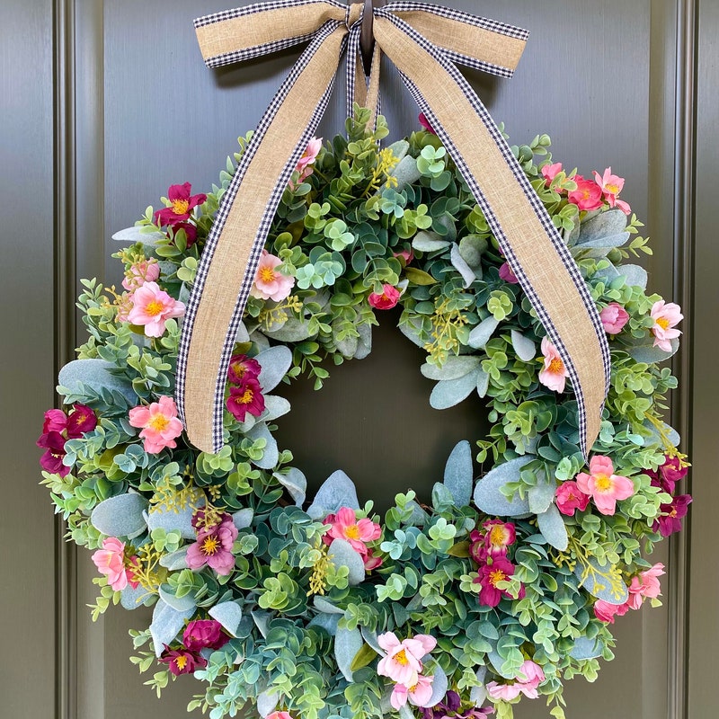 Spring Summer Wreath - Etsy