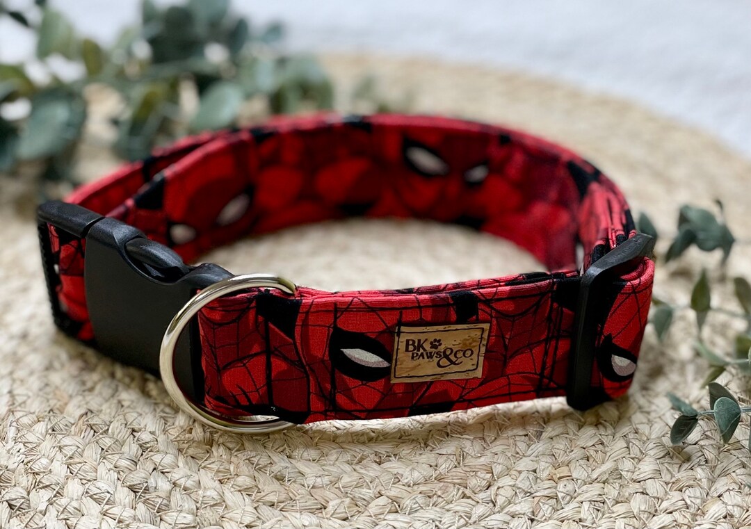 Spider-man Dog Collar: DC Comic Fan Pet Collar - Etsy