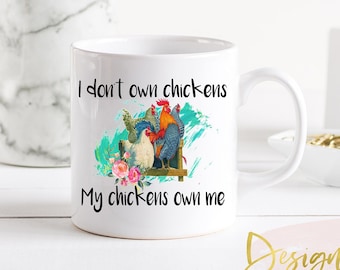 Chicken mug | Etsy