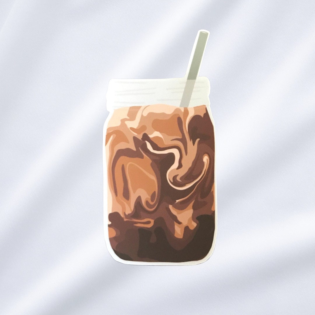 Iced Coffee Sticker - Etsy