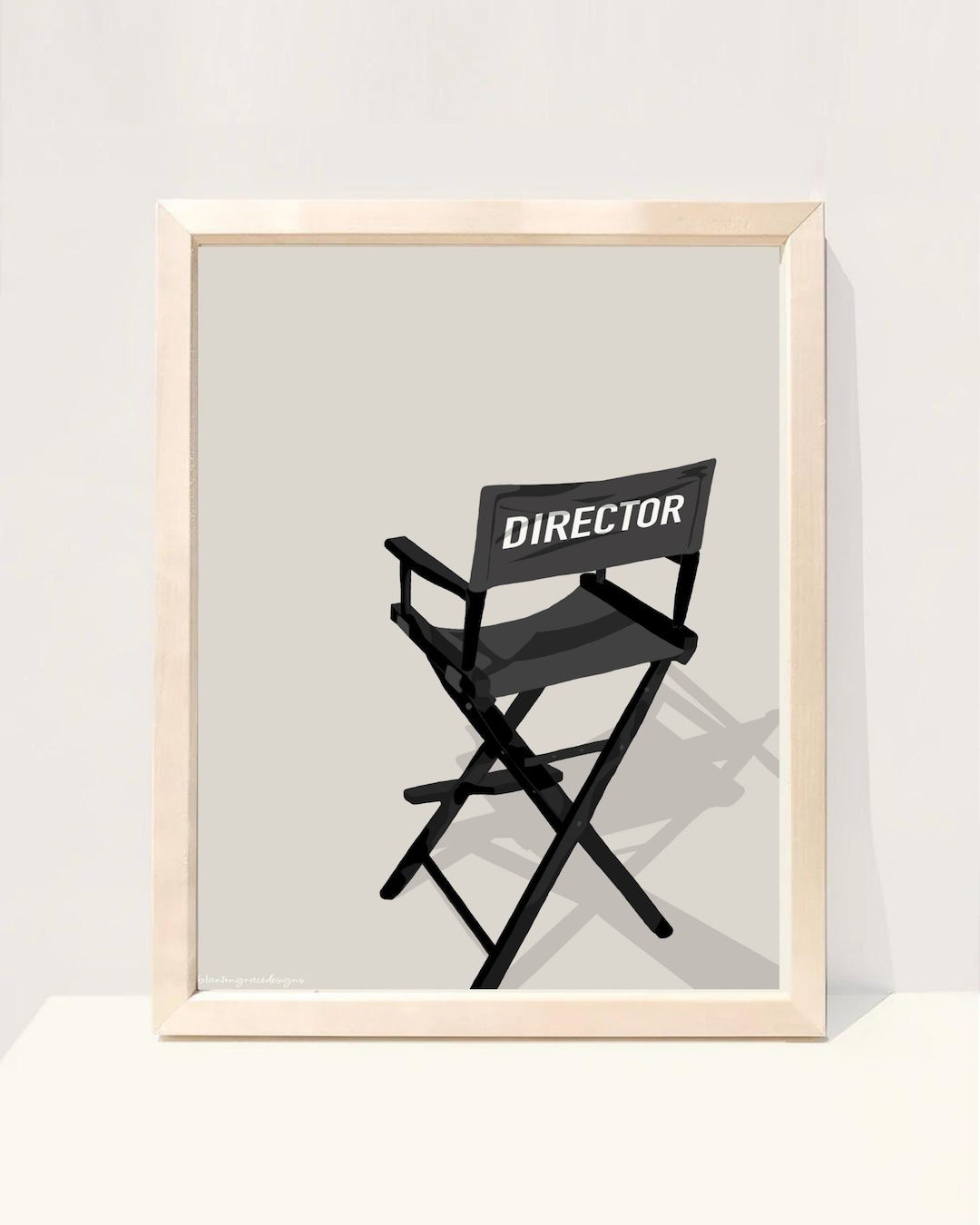 The Director's Chair Art Print - Etsy