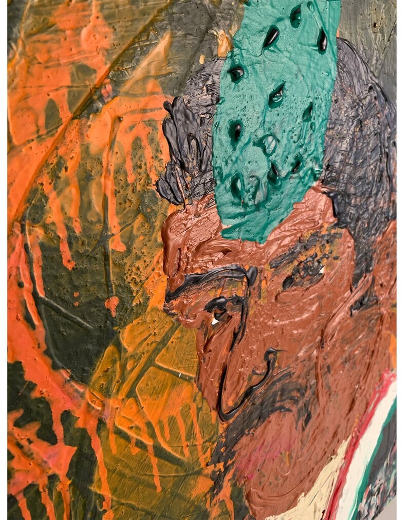 Nopal En La Frente - Fluid Painting, Fluid Art Painting, Original ...