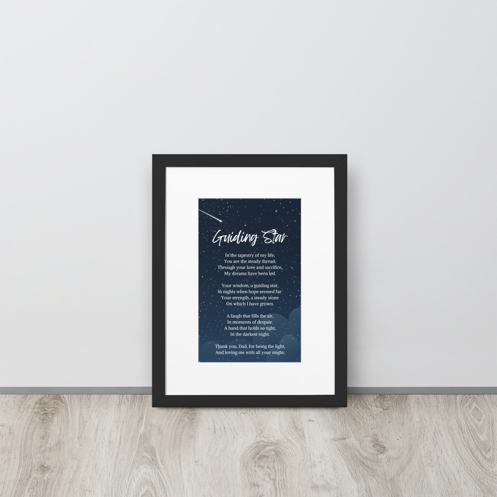 Guiding Star Poem Print, Father's Day Gift (digital Download) - Etsy