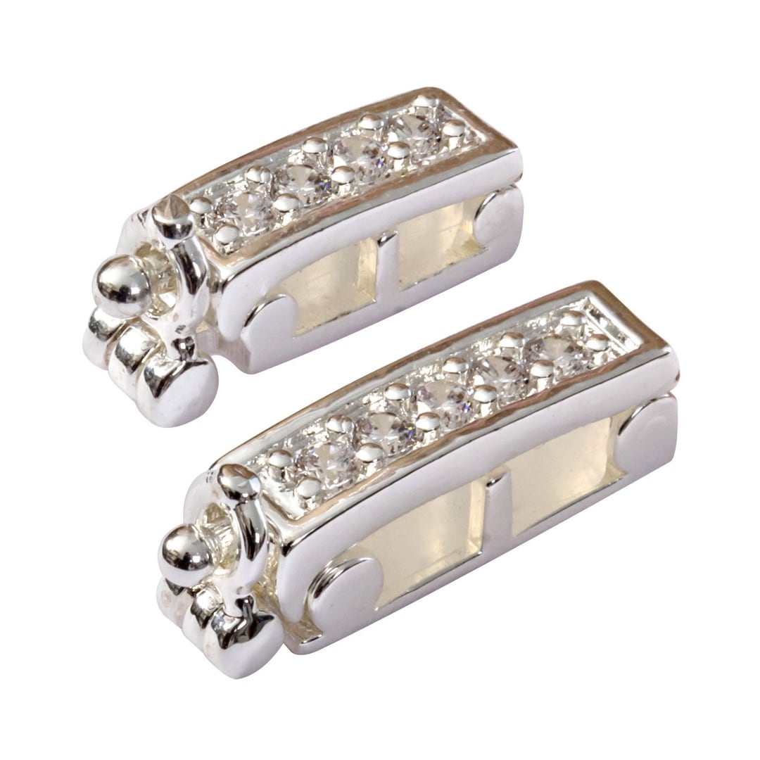 Infinity Clips- Two Piece Silver Small & Large Set Necklace Chain ...